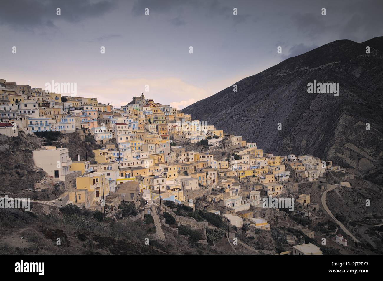 Karpathos island olympos hi-res stock photography and images - Alamy