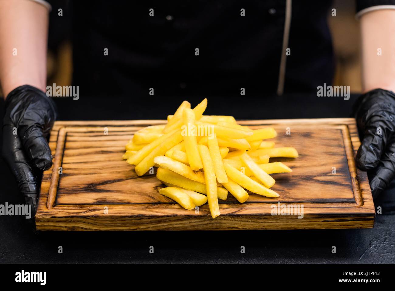 american fast food restaurant snacks french fries Stock Photo - Alamy