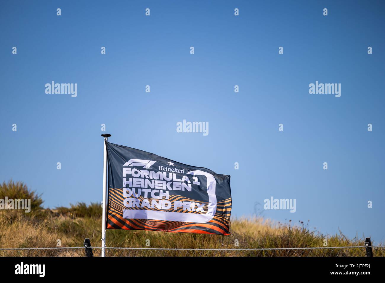1st September, 2022. Dutch GP Flag, drapeau trackwalk during the ...