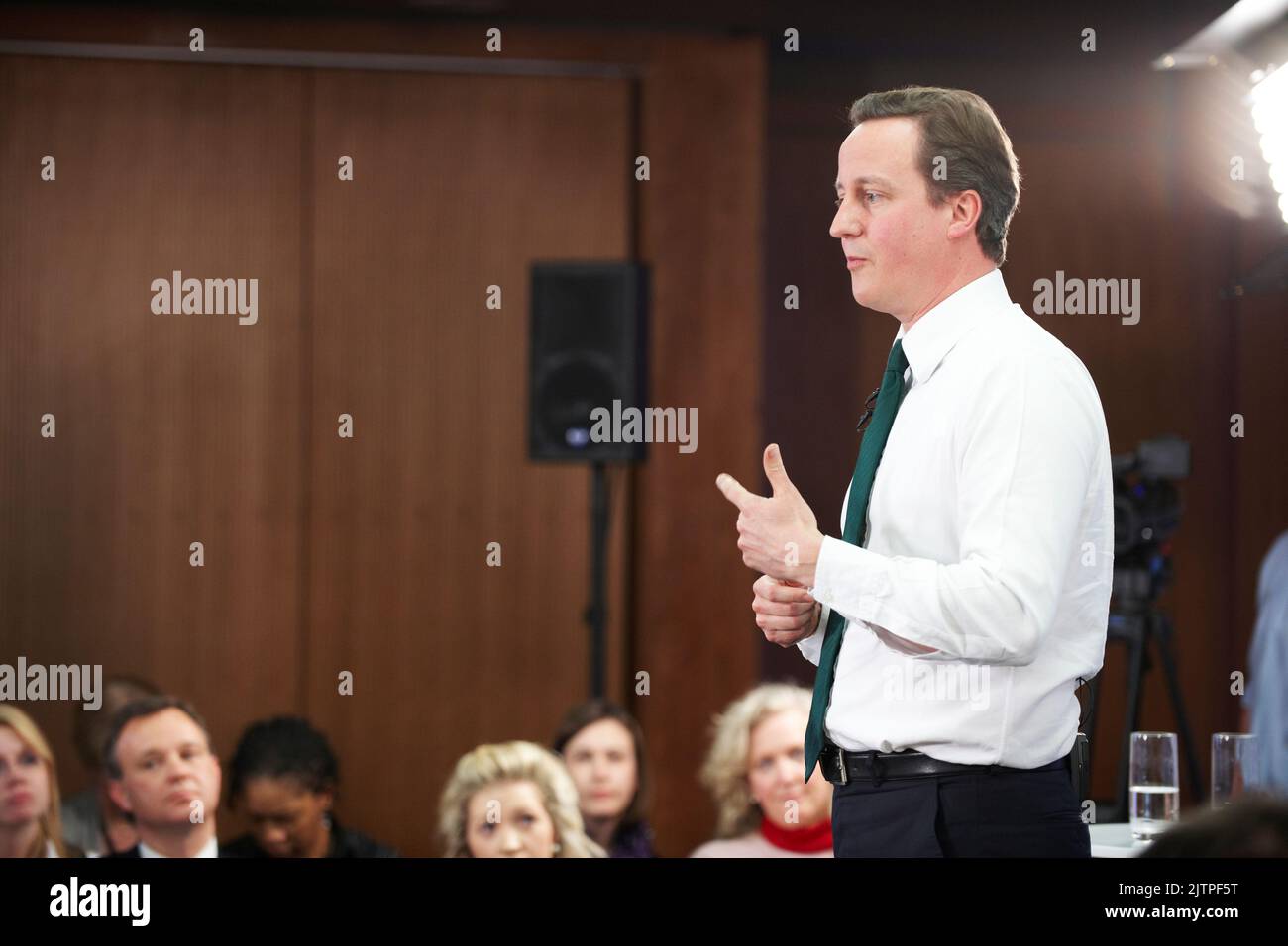 David Cameron speaking at The King's Fund Breakfast Briefings 08/01/10 ...