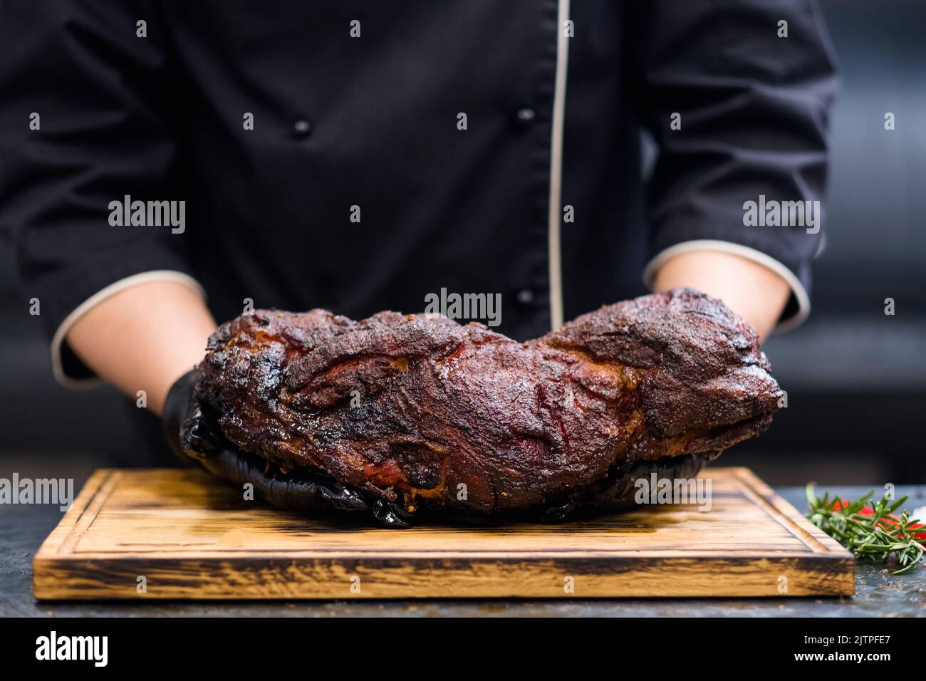 Smoked pork neck hi-res stock photography and images - Alamy