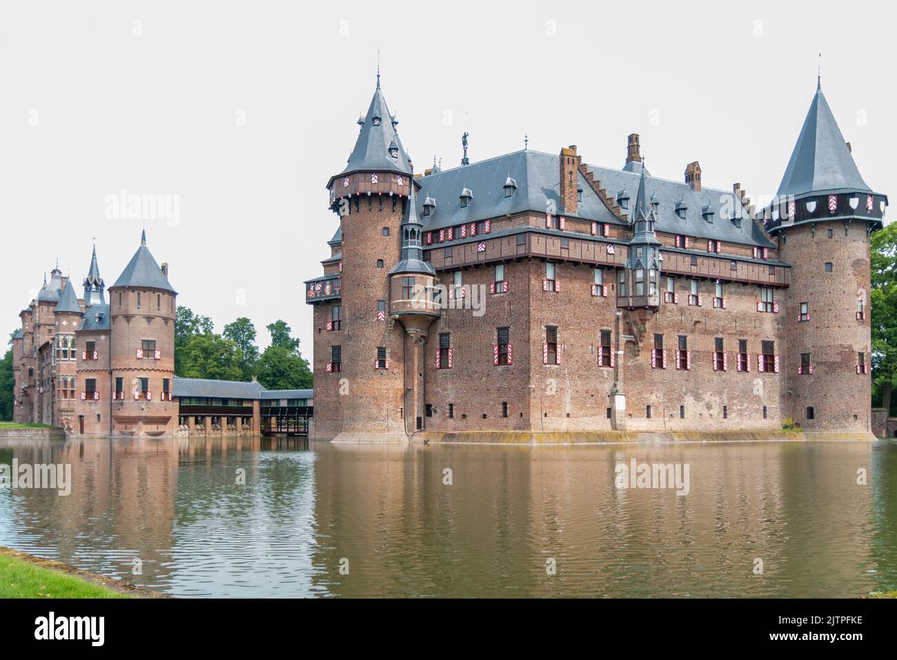 Castle Haarzuilens in the Netherlands near Utrecht. High quality photo ...