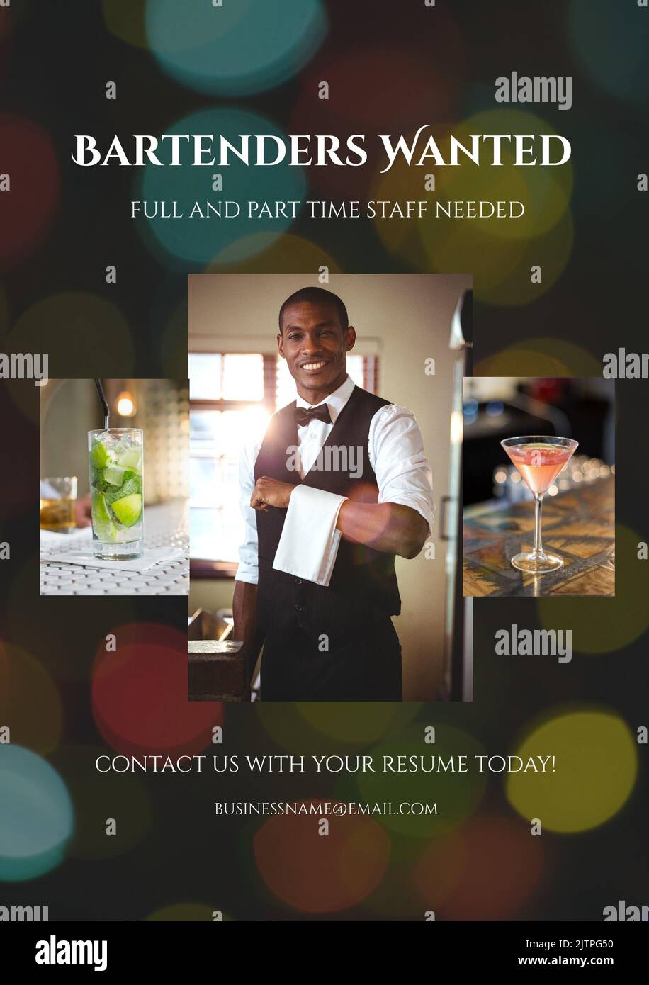 Bartenders vector hi-res stock photography and images - Alamy