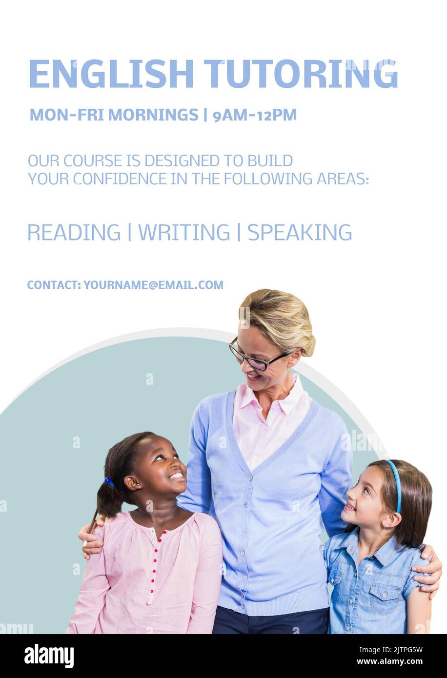 Composition of english tutoring text over diverse schoolchildren and ...