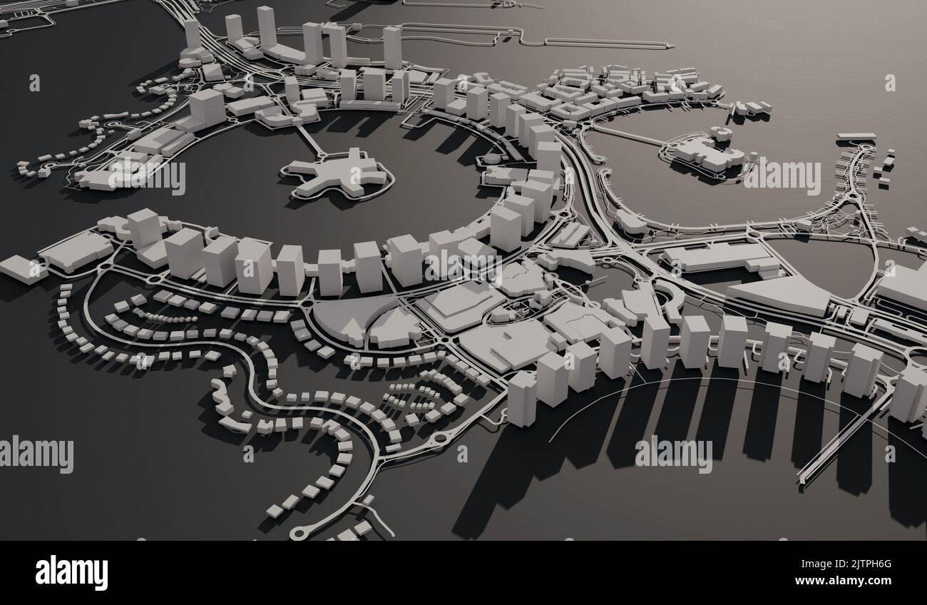 City map guide route hi-res stock photography and images - Alamy