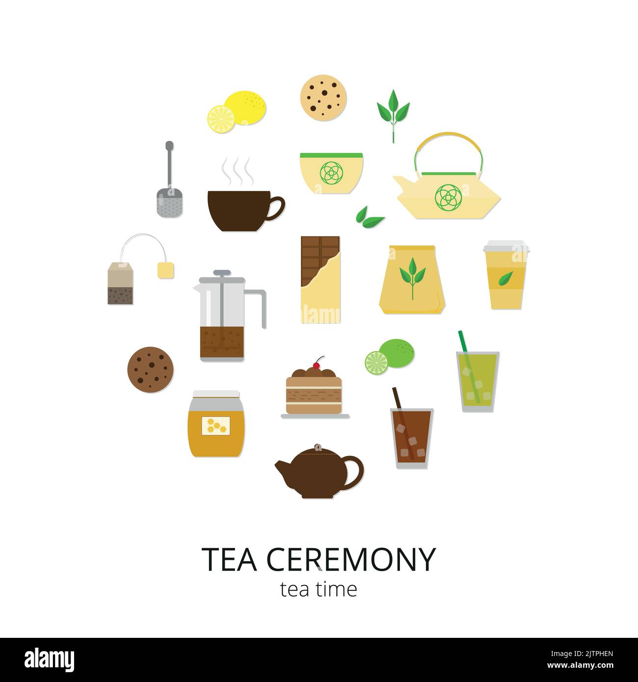 Leaf shape cake Stock Vector Images - Alamy