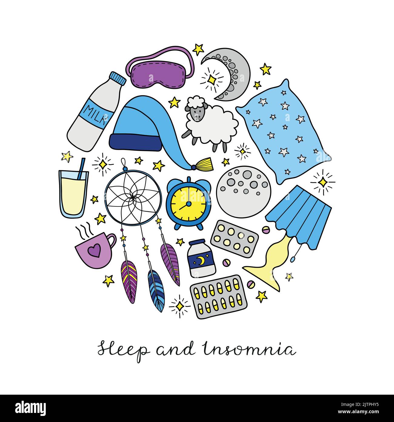 Dream catcher in bedroom night Cut Out Stock Images & Pictures - Alamy