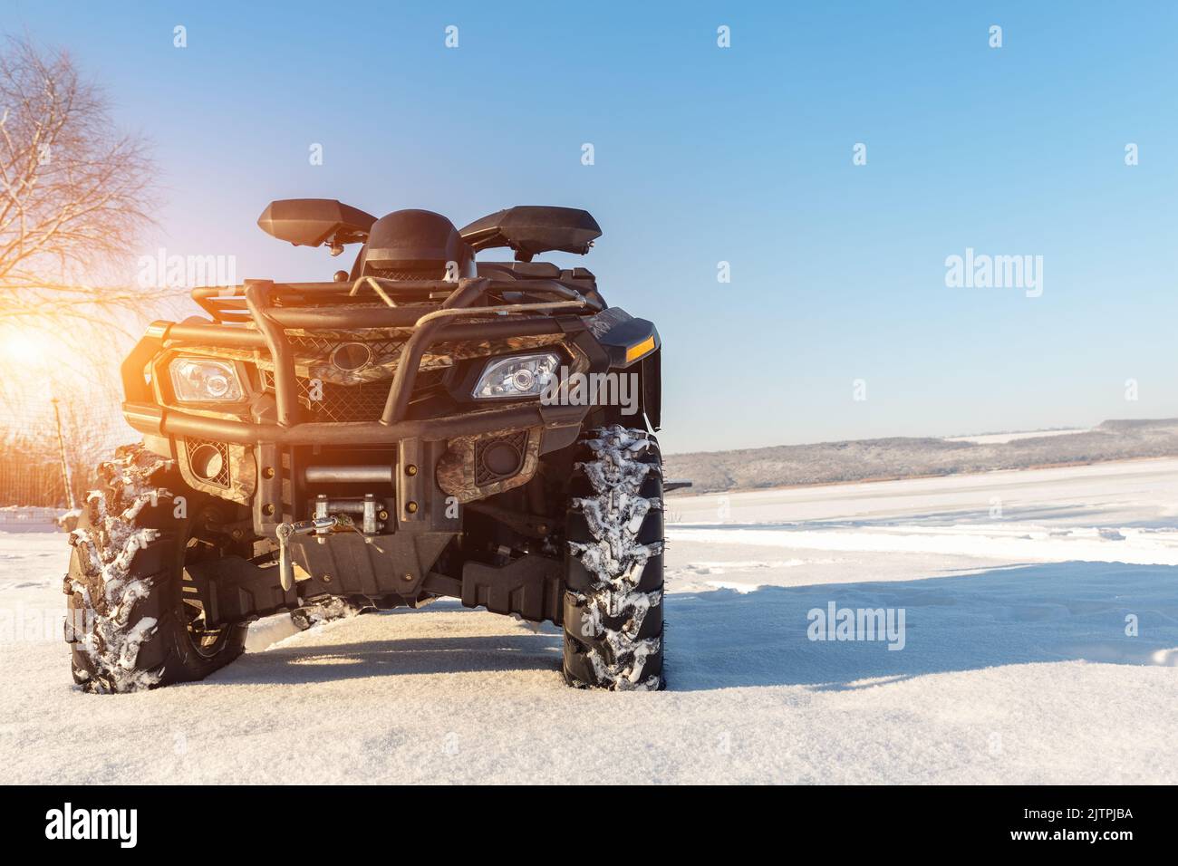 Quad tour snow hi-res stock photography and images - Alamy