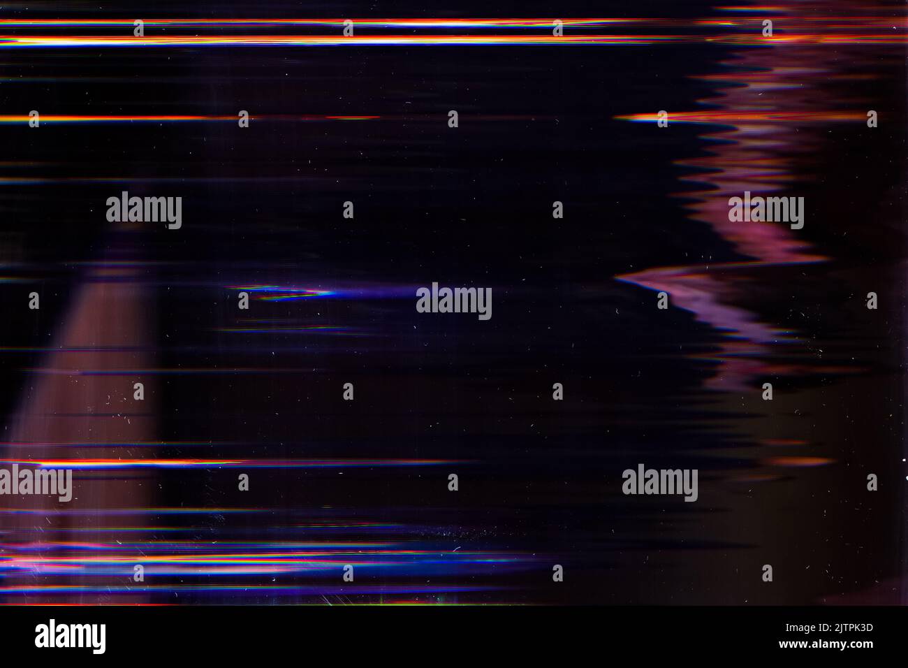 display damage digital error glowing lines effect Stock Photo - Alamy