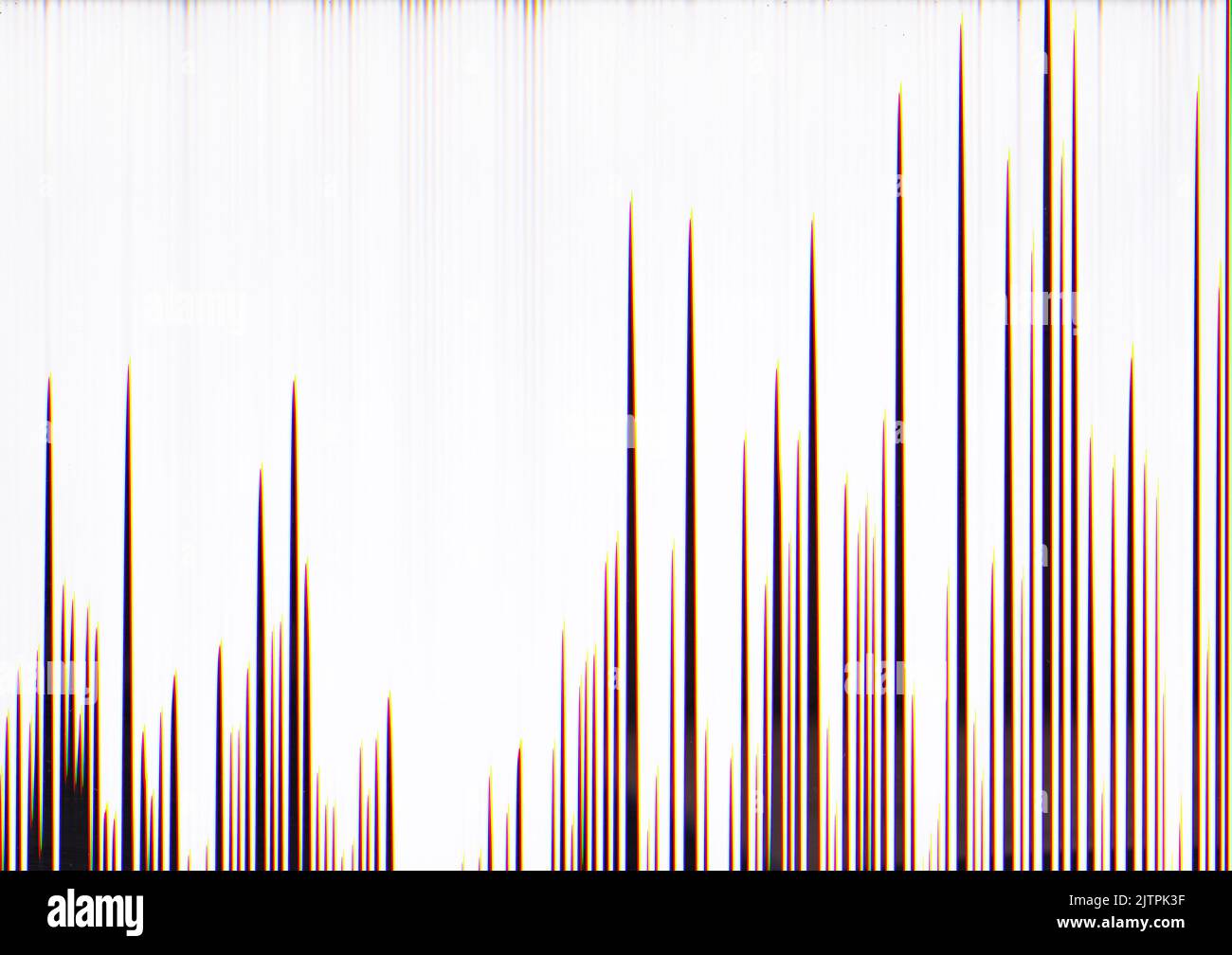 glitch error distorted display striped pattern Stock Photo - Alamy