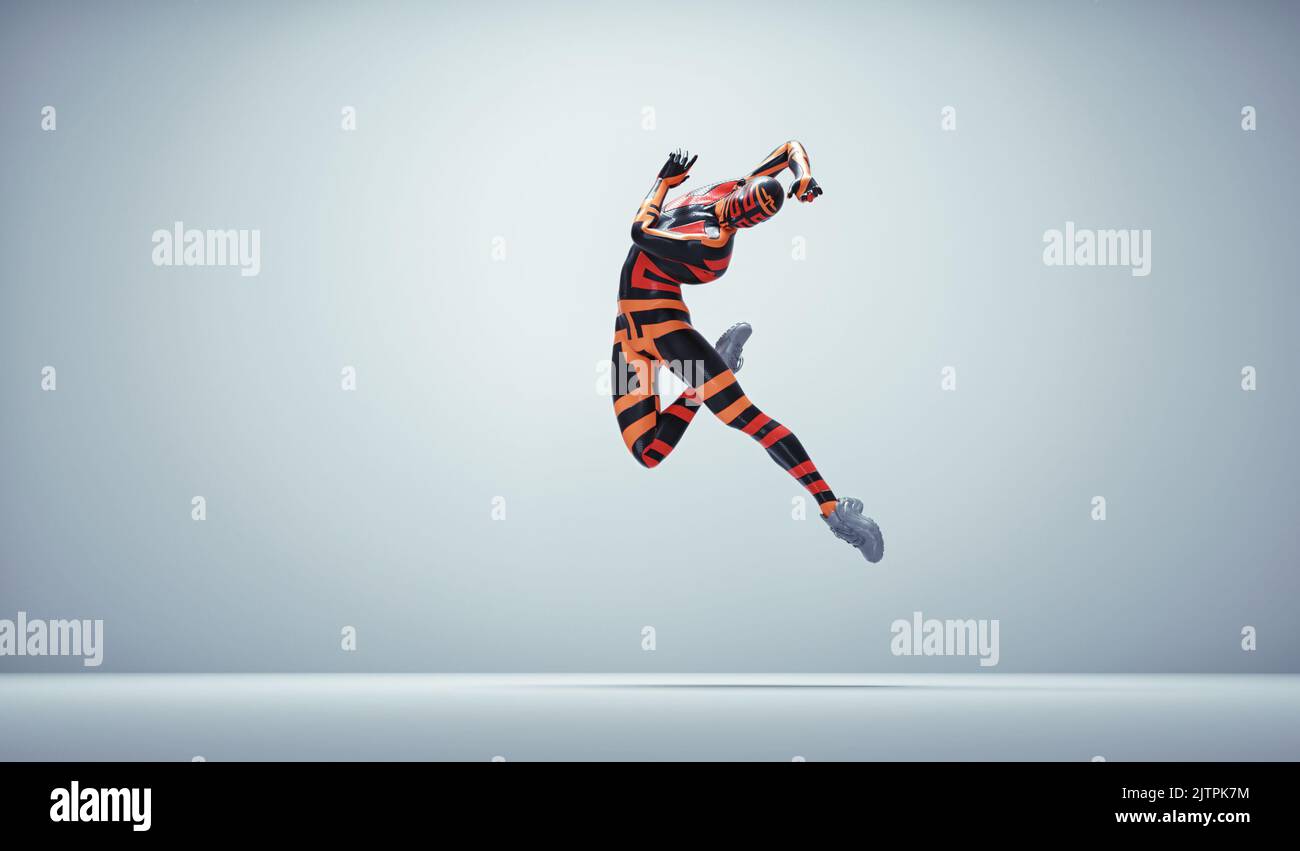 Muscle man illustration funny hi-res stock photography and images - Alamy