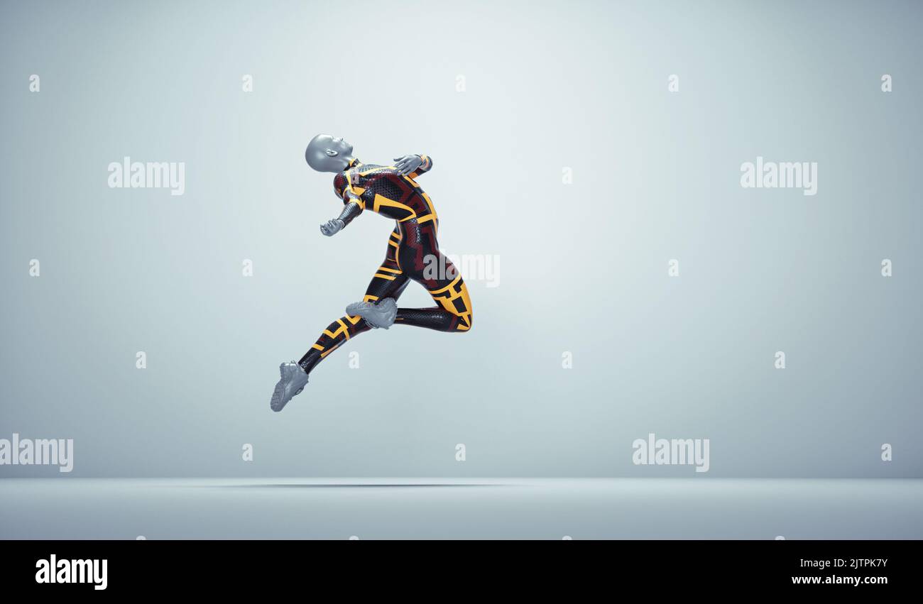 Muscle man illustration funny hi-res stock photography and images - Alamy