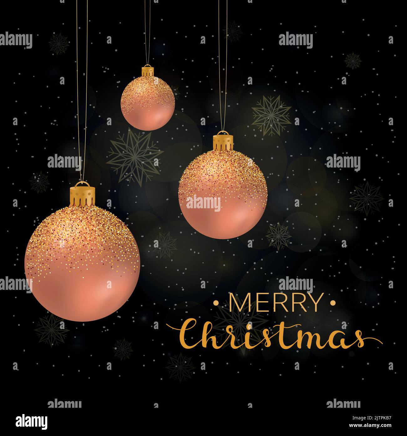 Rose gold ball balls hi-res stock photography and images - Alamy