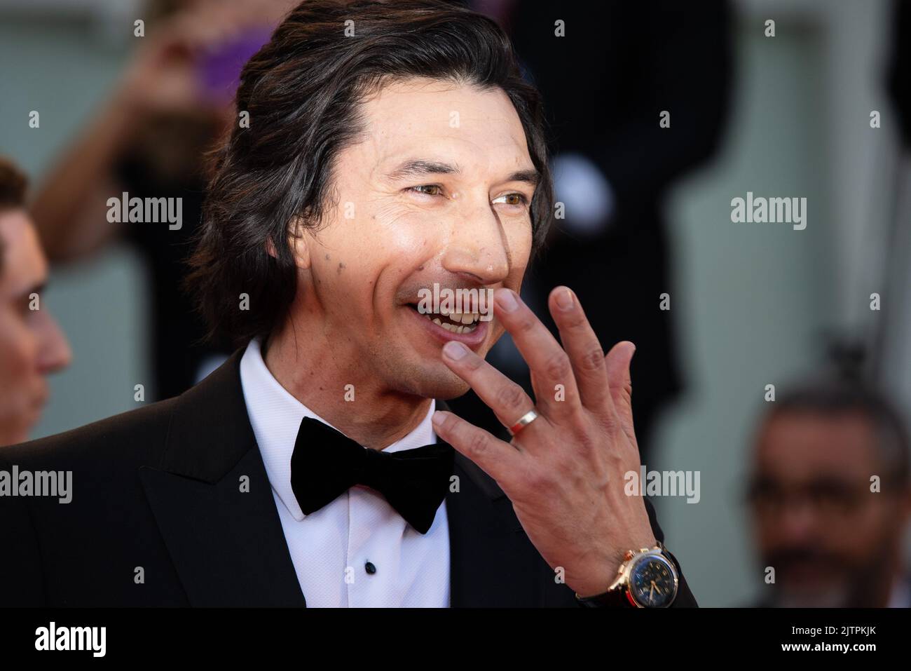 Adam Driver attends the opening ceremony of the 79th Venice ...