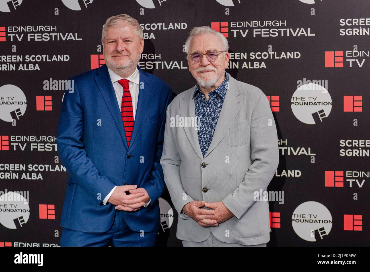 MSP Angus Robertson and Actor Brian Cox attends the Edinburgh TV ...