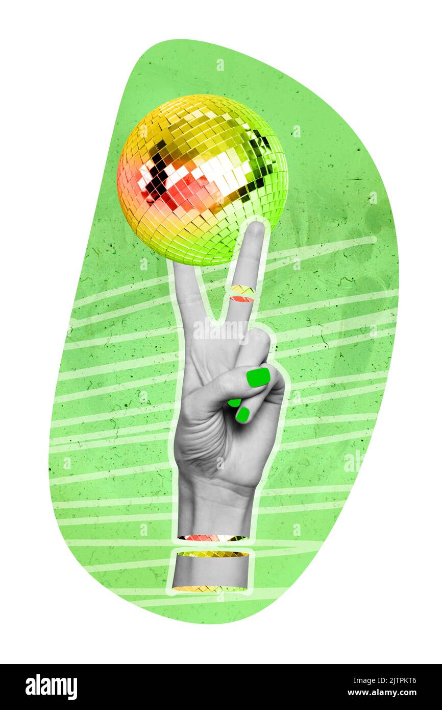 Creative 3d graphics collage Cut Out Stock Images & Pictures - Alamy