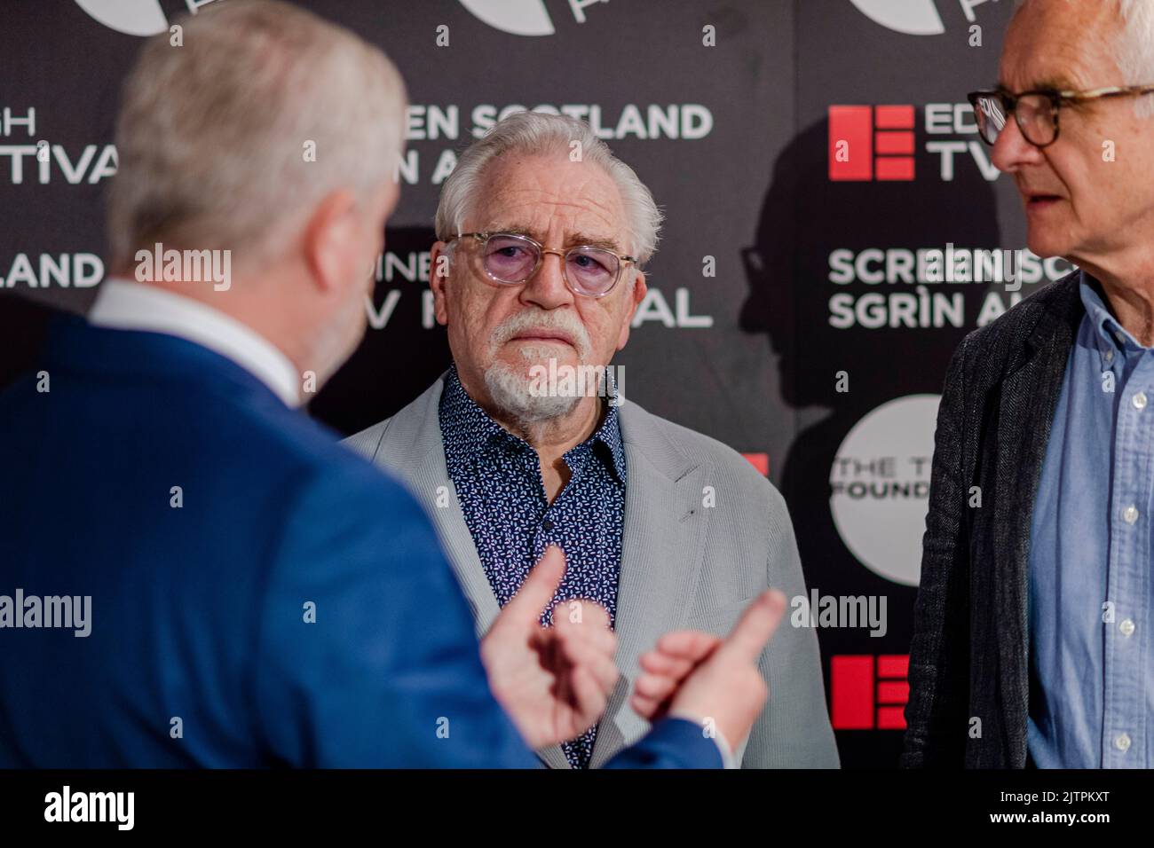 MSP Angus Robertson and Actor Brian Cox attends the Edinburgh TV ...