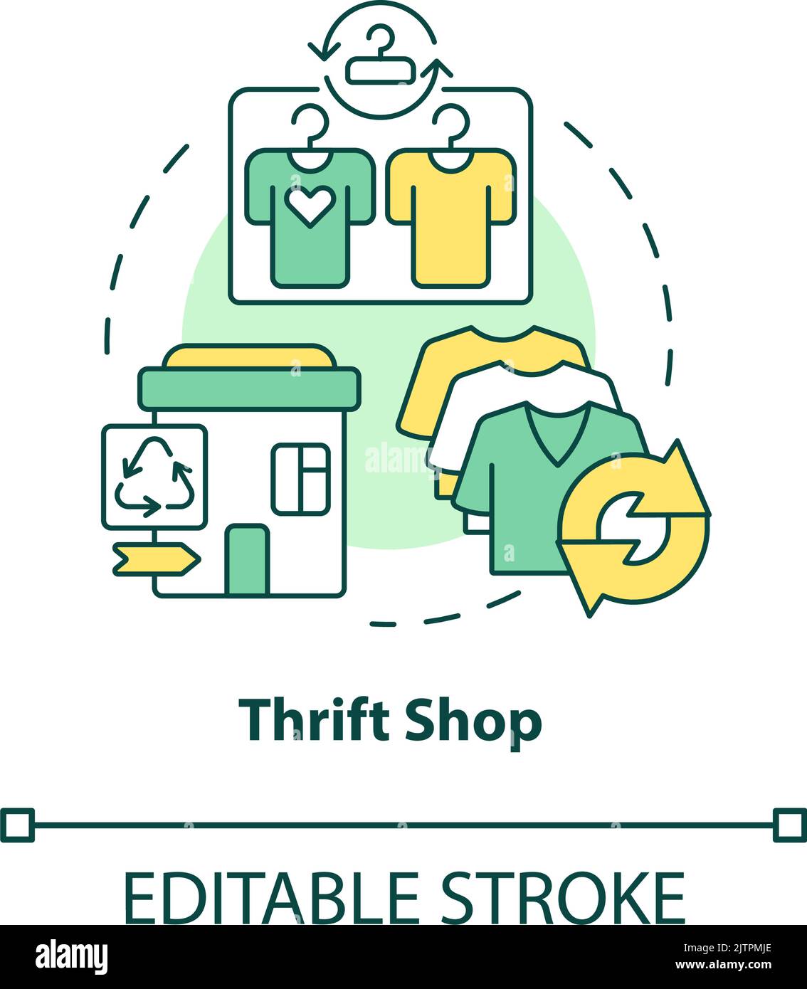 Vintage thrift store Stock Vector Images - Alamy