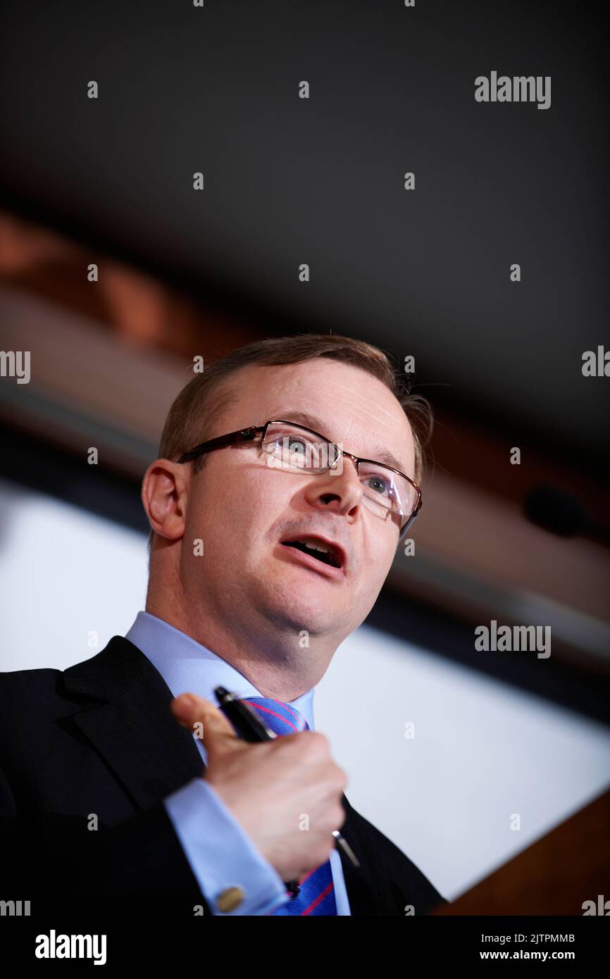 Andy Burnham, Richard Vize, Dan Wellings and Chris Ham speaking at The ...