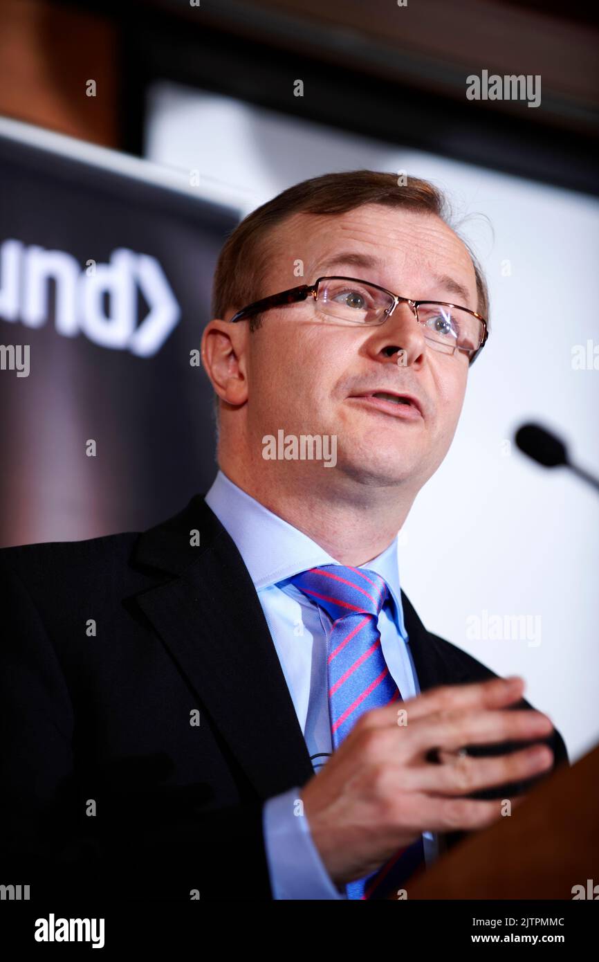 Andy Burnham, Richard Vize, Dan Wellings and Chris Ham speaking at The ...