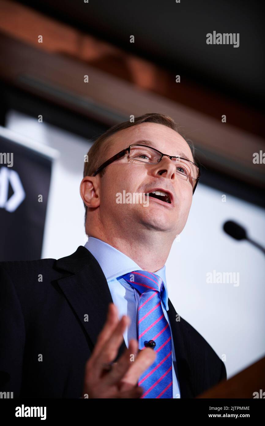 Andy Burnham, Richard Vize, Dan Wellings and Chris Ham speaking at The ...