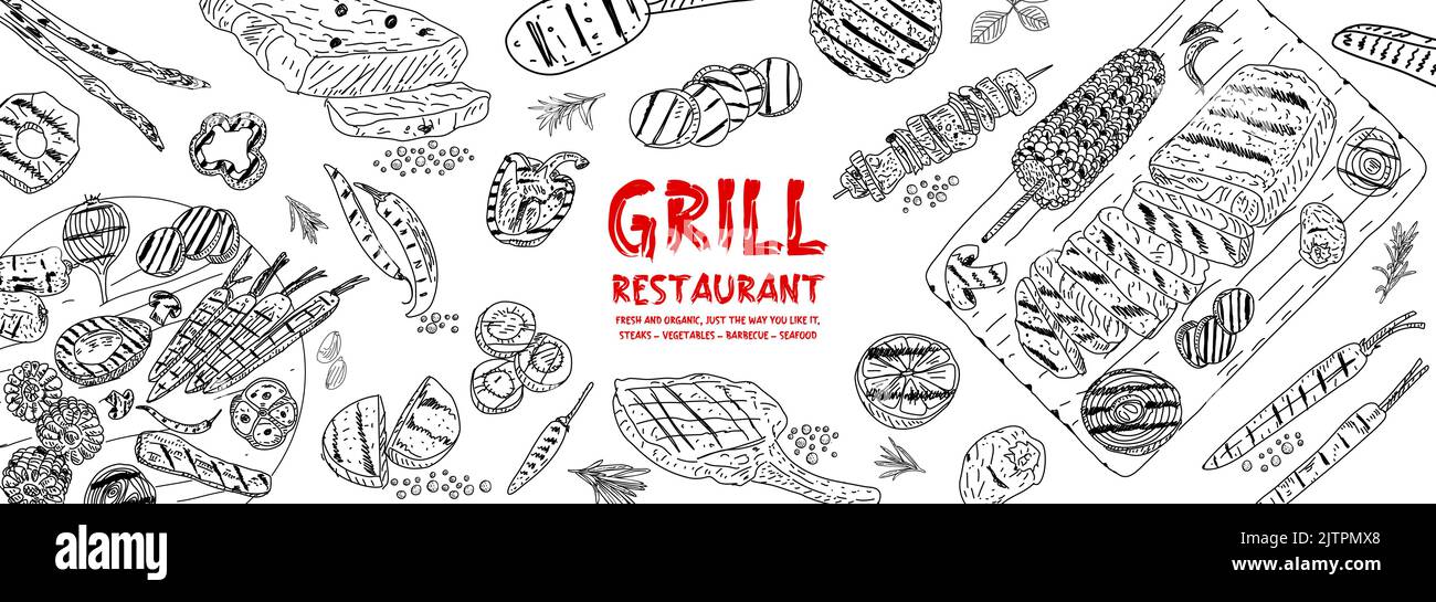 Grill Top Illustration