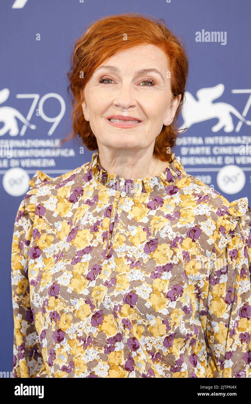 Bodil Jorgensen poses at the photocall of 'Riget Exodus (The Kingdom ...