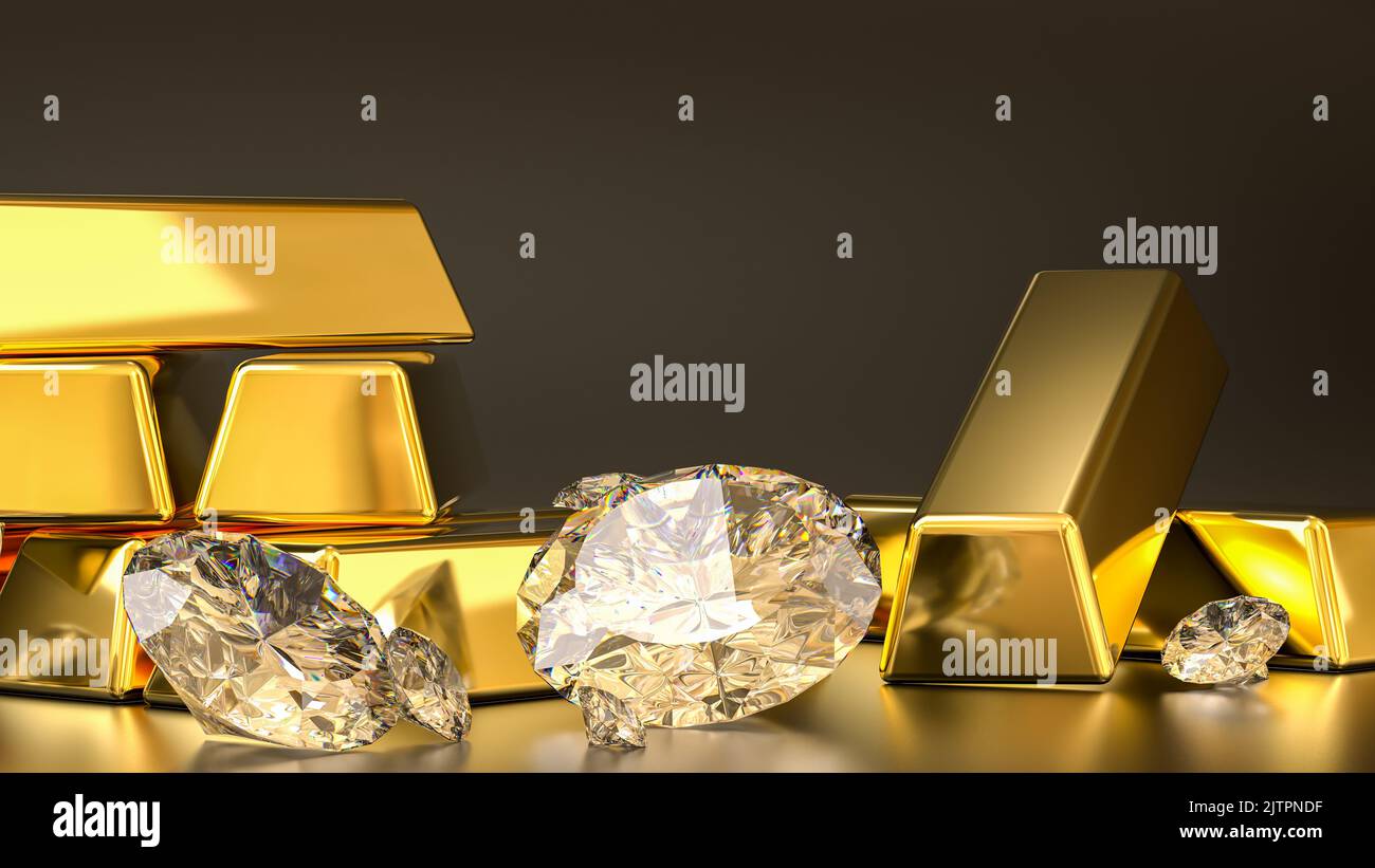 Money And Diamonds And Gold