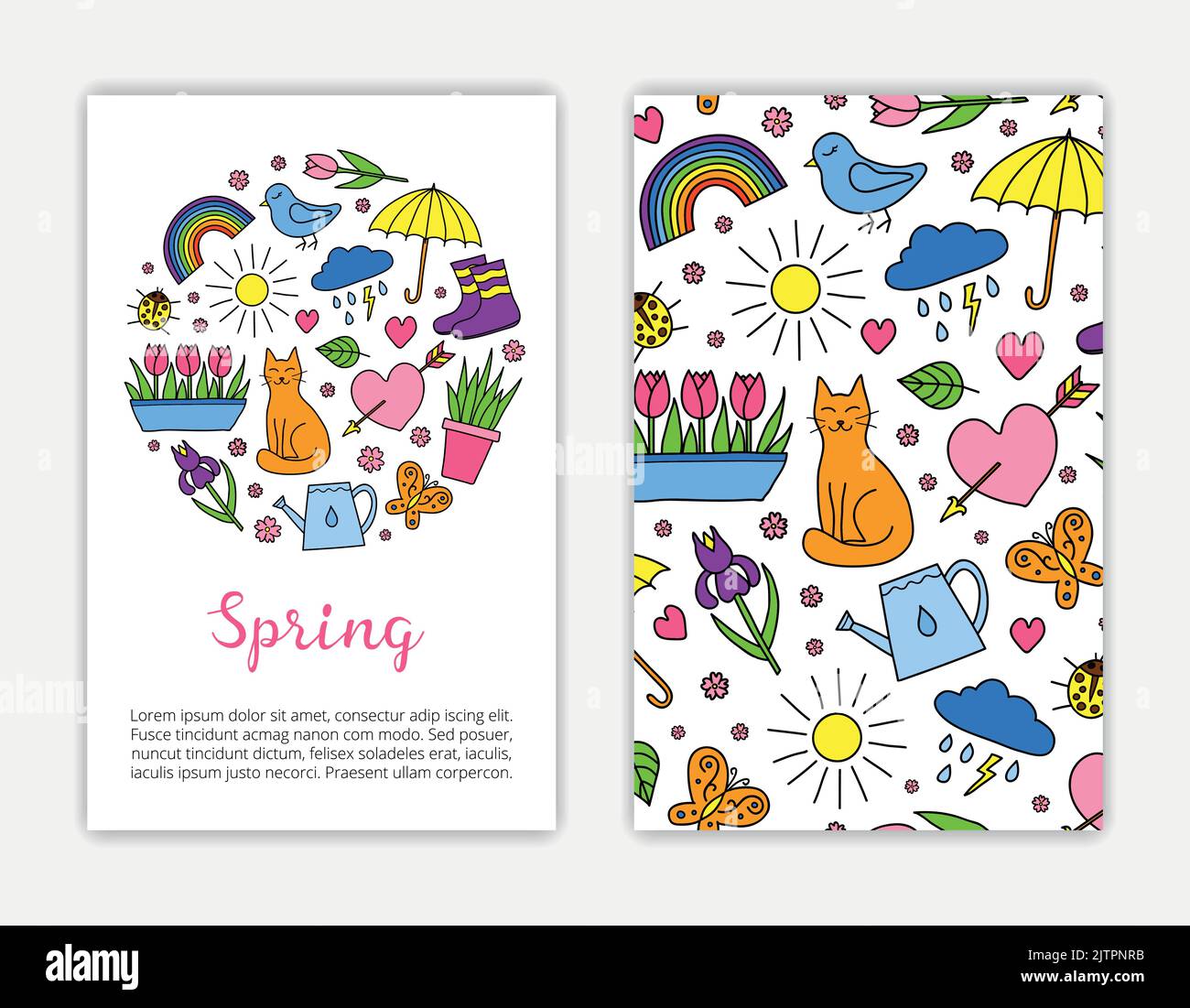 Spring iris flower pot Stock Vector Images - Alamy