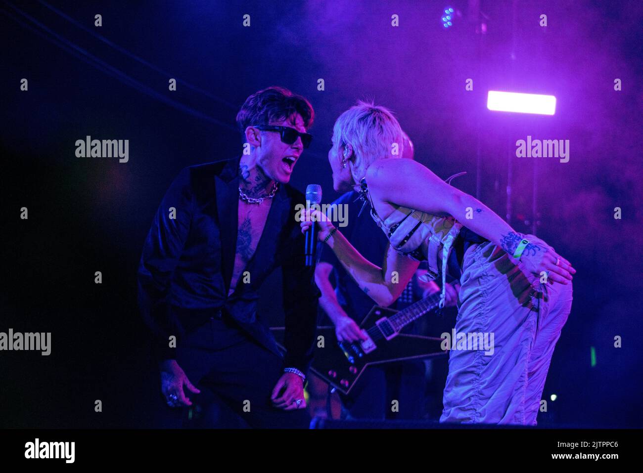 Cassyette plays at Leeds Festival on Sunday 28th August 2022, playing ...