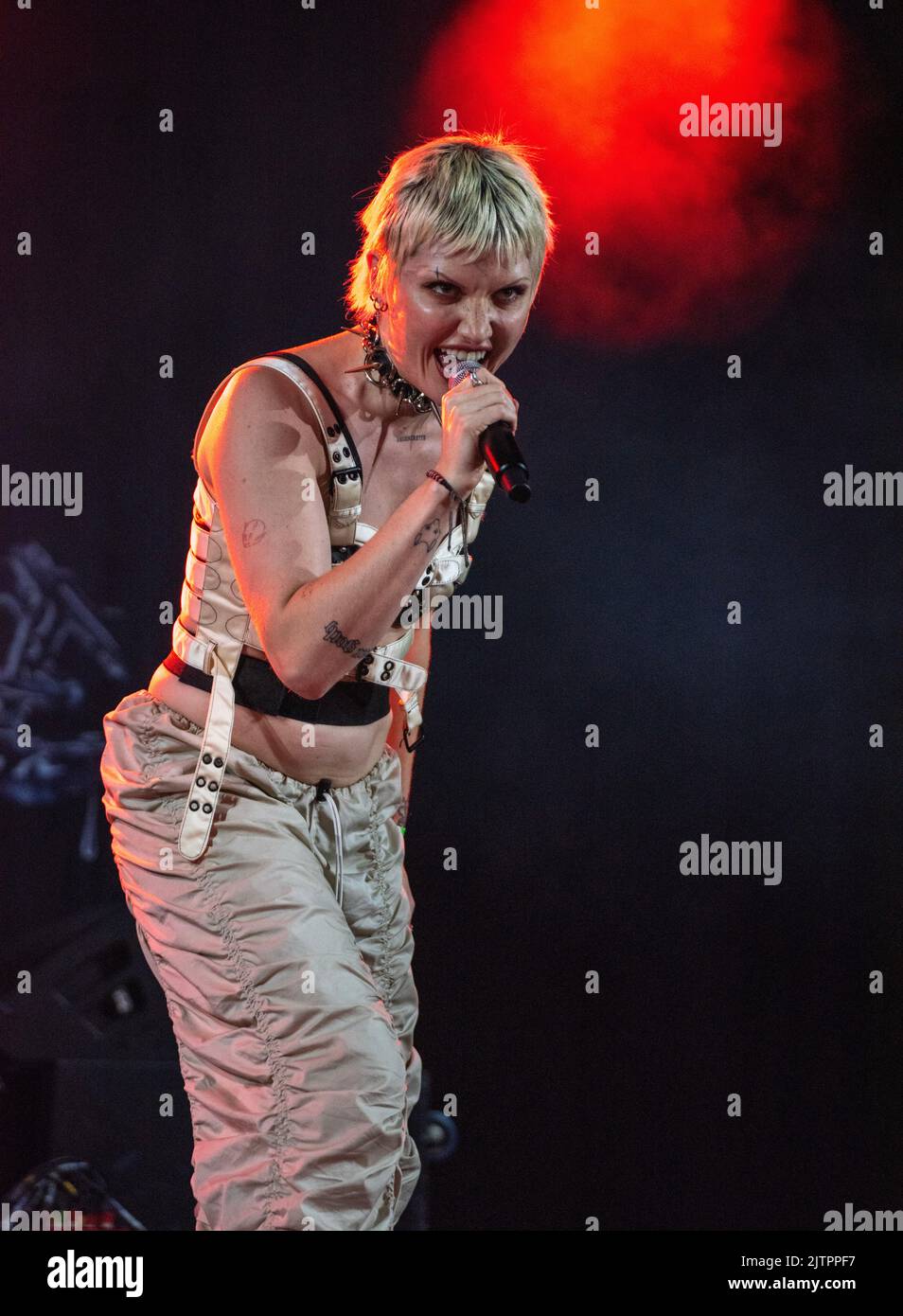 Cassyette plays at Leeds Festival on Sunday 28th August 2022, playing ...