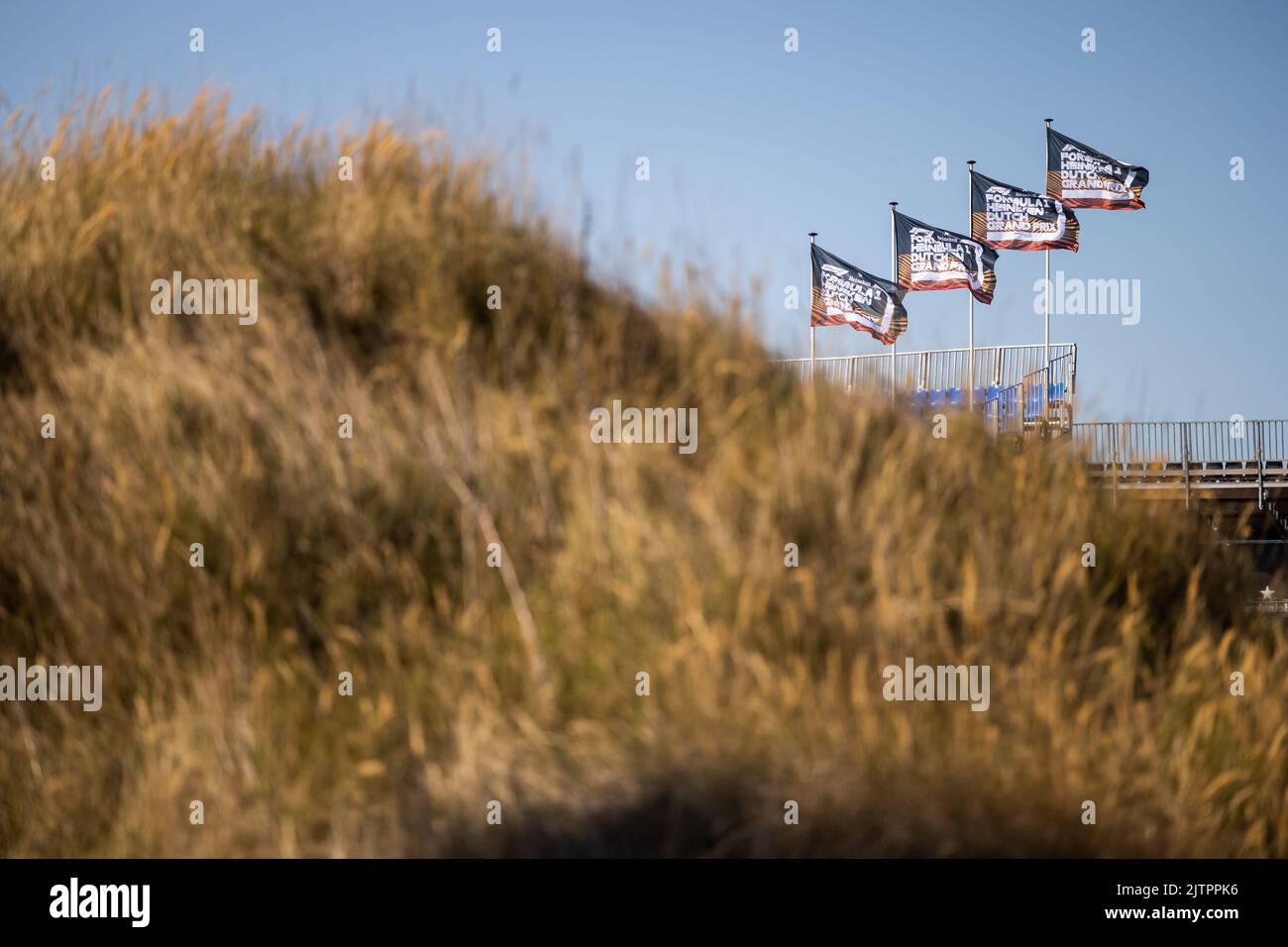 Rome, Netherlands: September 1, 2022, Dutch GP Flag, drapeau trackwalk ...
