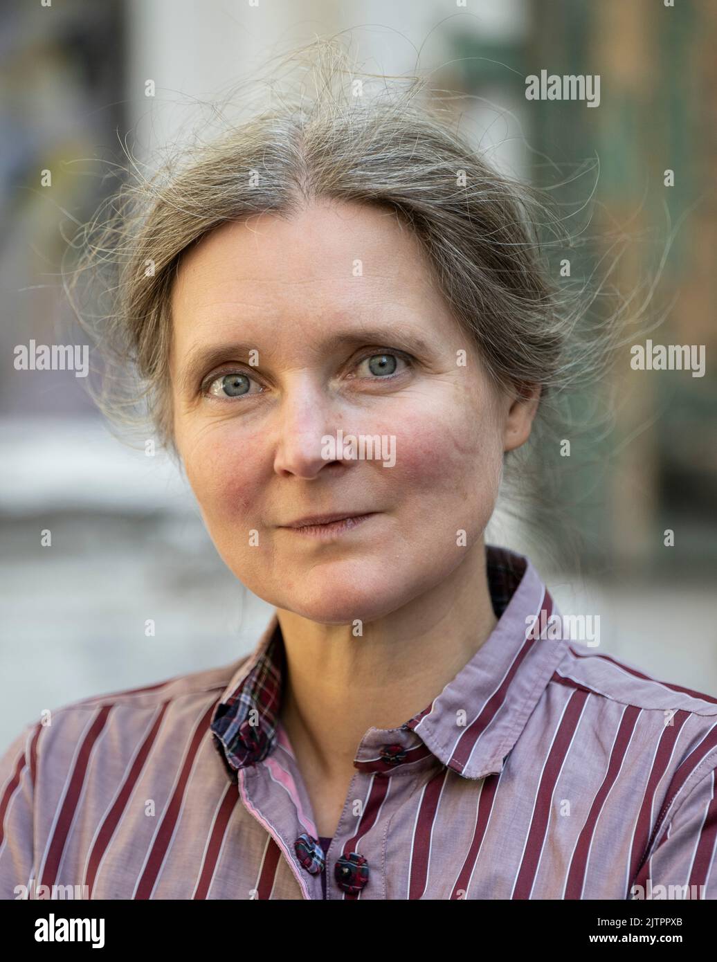 01 September 2022, Hessen, Frankfurt/Main: The author Marion Poschmann ...