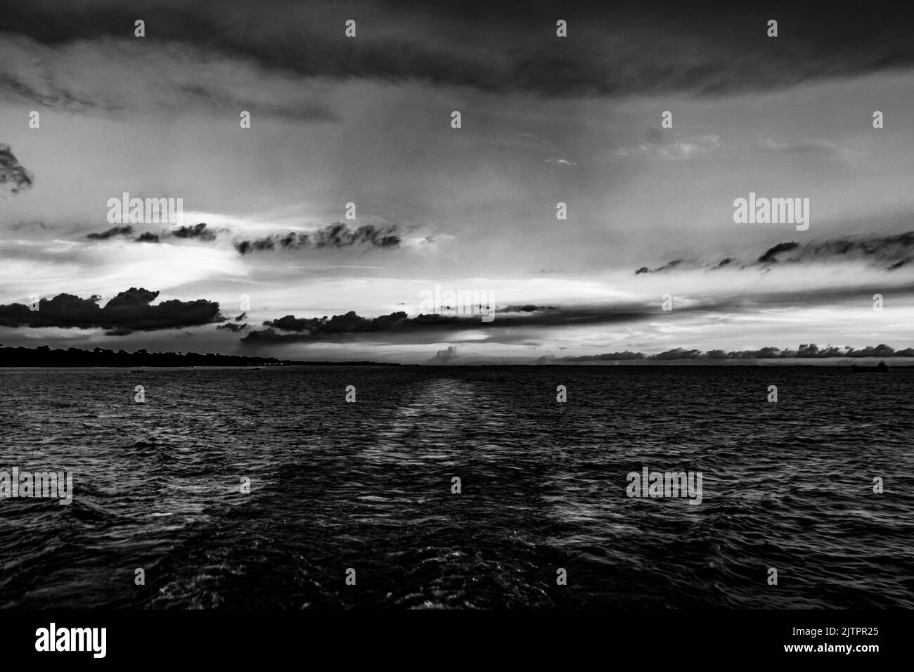 Summer cloudy sky on the river in Bangladesh on August 4, 2022, from ...