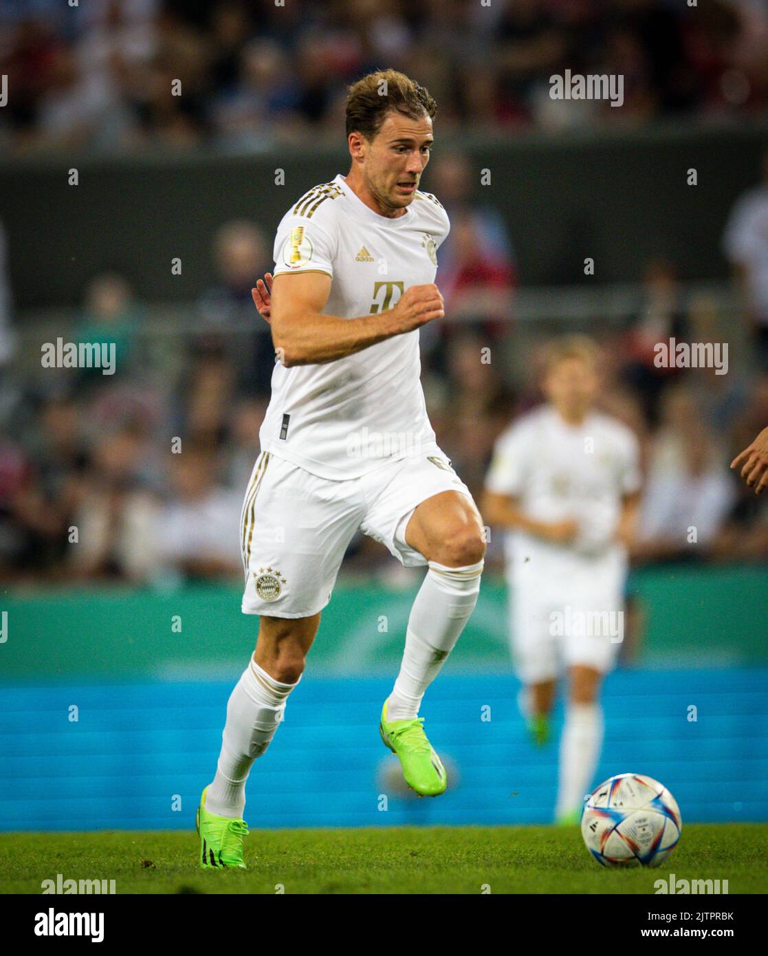 Leon Goretzka (Muenchen) Viktoria Köln - FC Bayern München 31.08.2022 ...