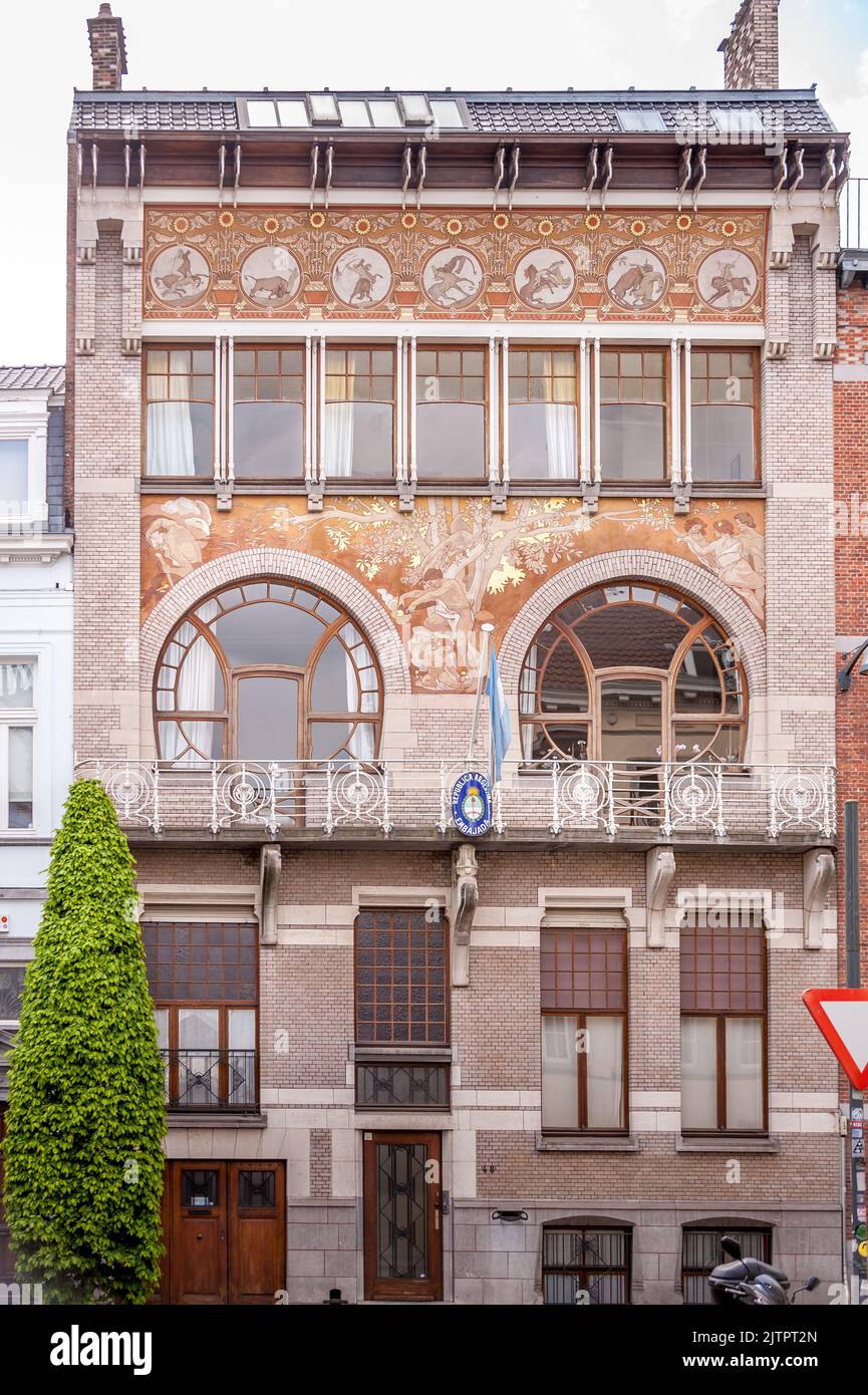 The Argentina Embassy in Brussels Stock Photo - Alamy