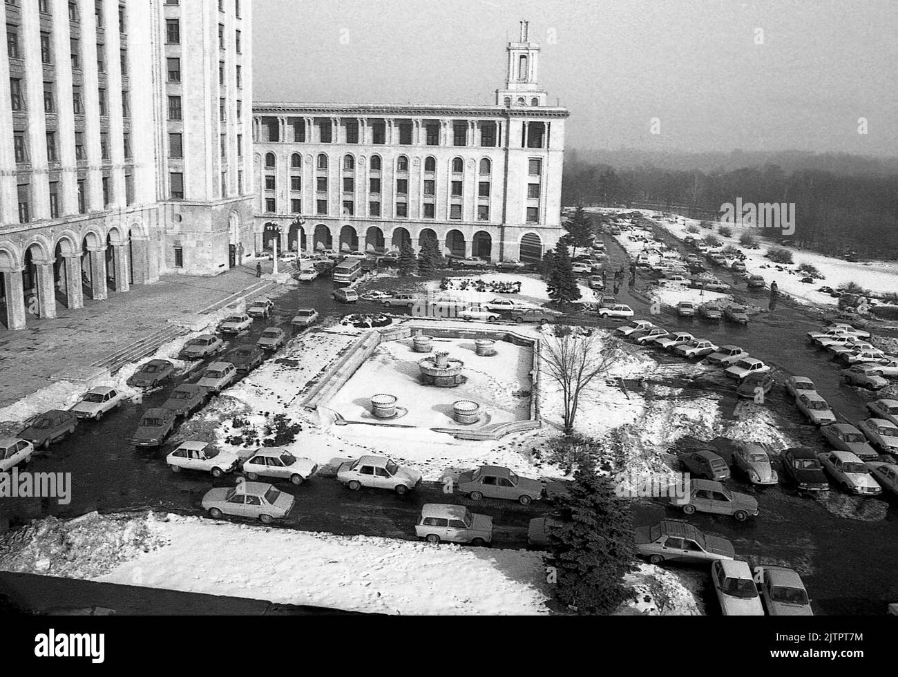 Bucharest, Romania, January 1990. A few weeks after the anti-communist ...