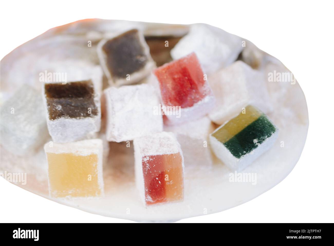 Traditional Turkish Delight (Rahat Lokum Stock Photo - Alamy