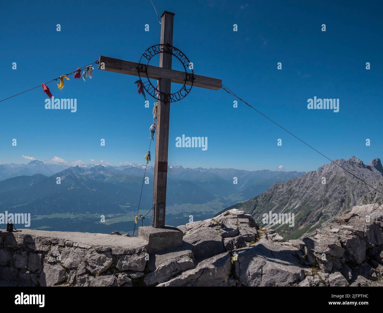 This image is from the Nordkettenbahn and the top of the Hafelekar ...