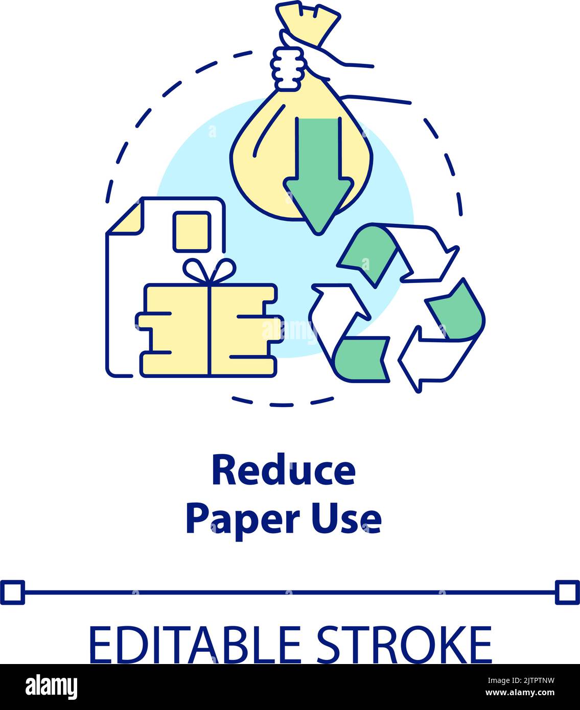 Reduce paper use concept icon Stock Vector Image & Art - Alamy Reduce paper use concept icon Stock Vector Image & Art - Alamy
