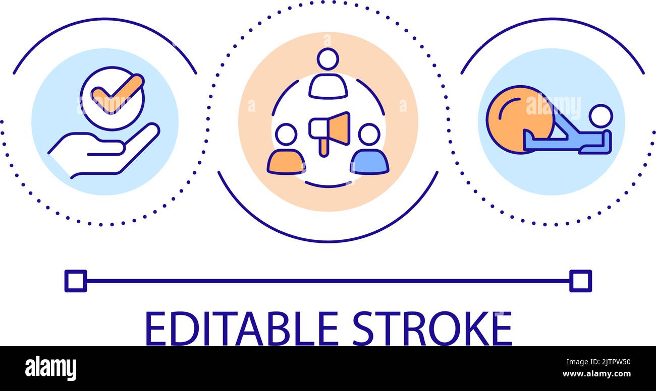 Community workout Stock Vector Images - Alamy