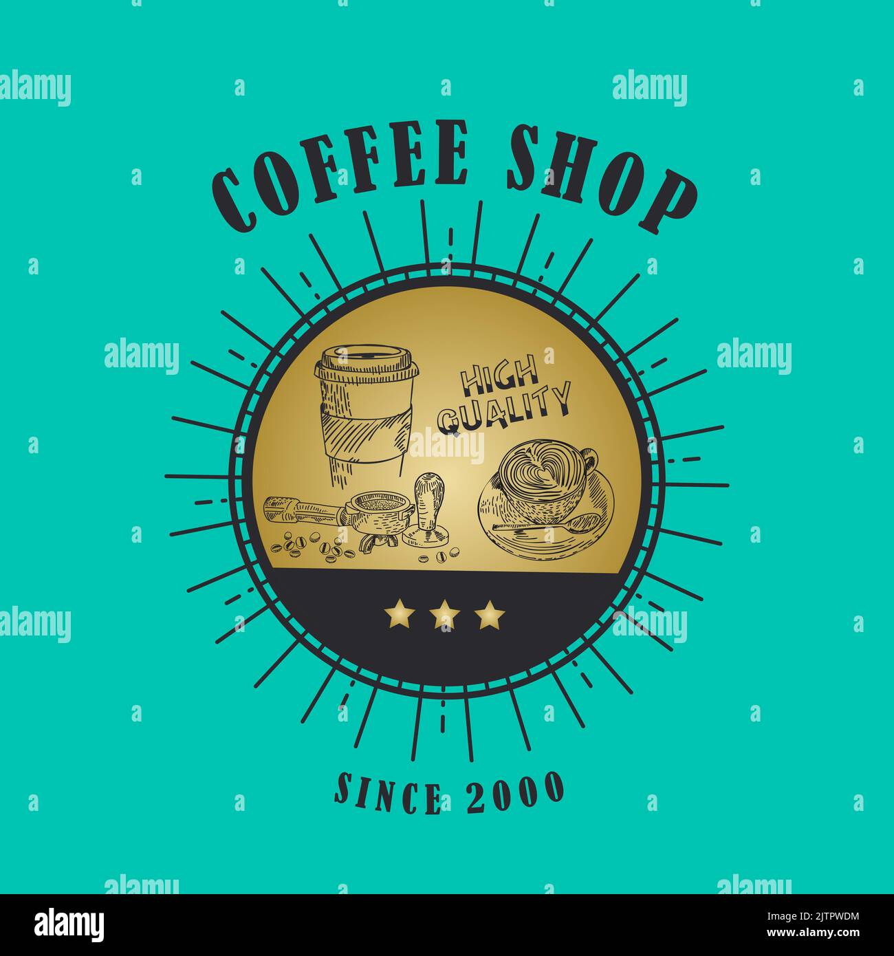 Coffee, Coffe Shop, Cafe Logo Design. Inspiration Vector coffee shop ...