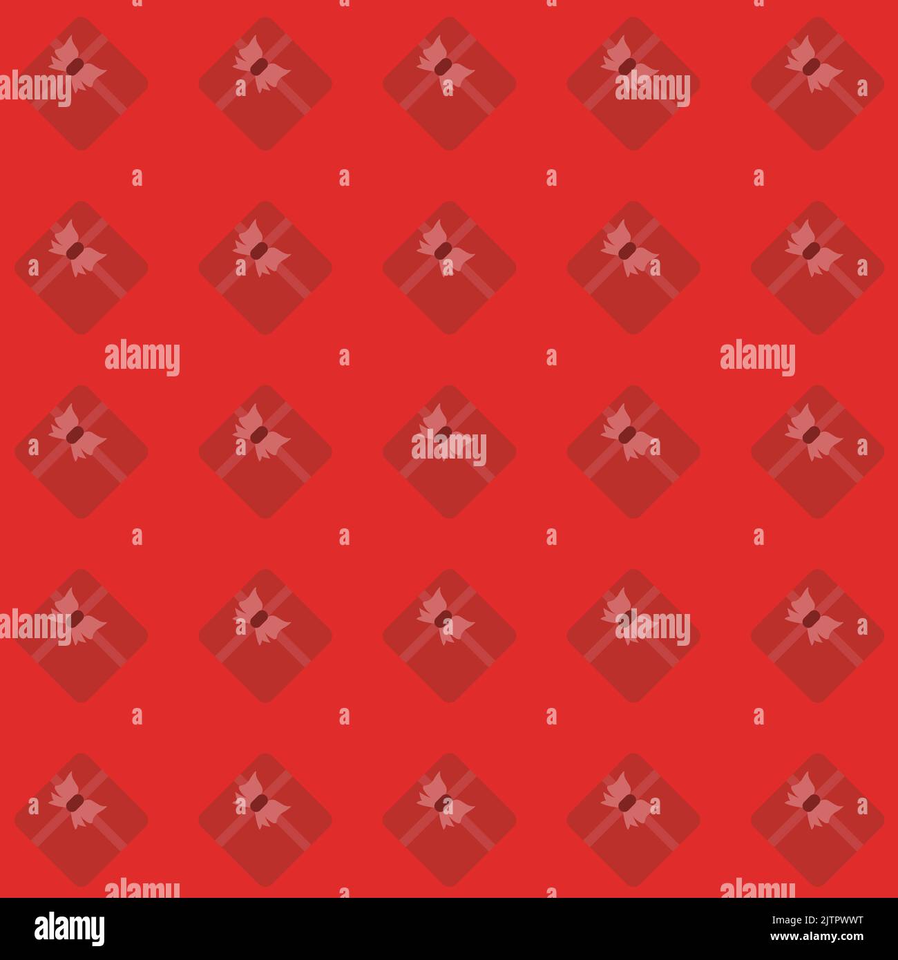 A wrapped gift repeating pattern vector design illustration isolated on ...