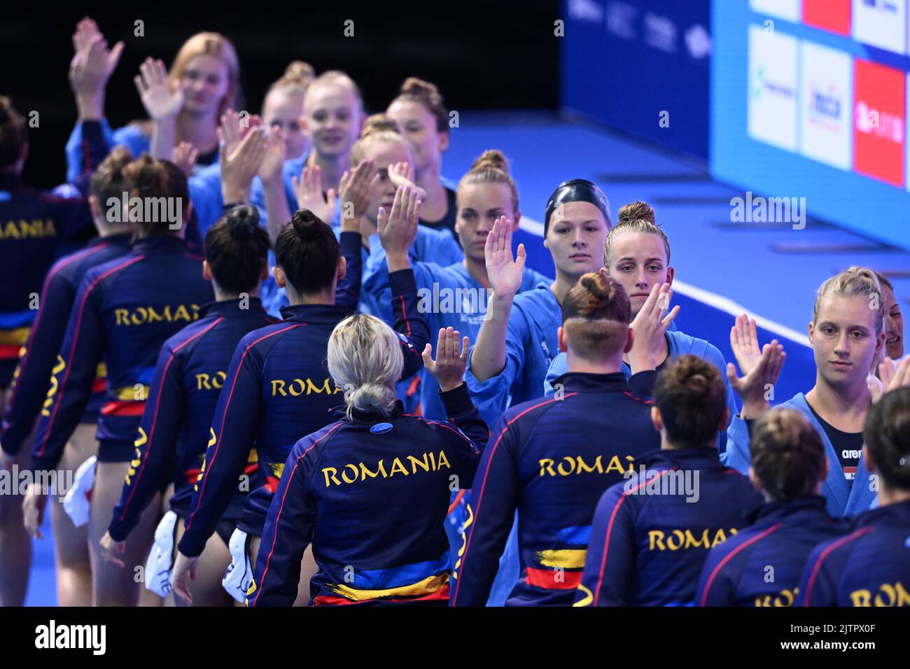 SPLIT, CROATIA - SEPTEMBER 01: Team Netherlands during the LEN European ...