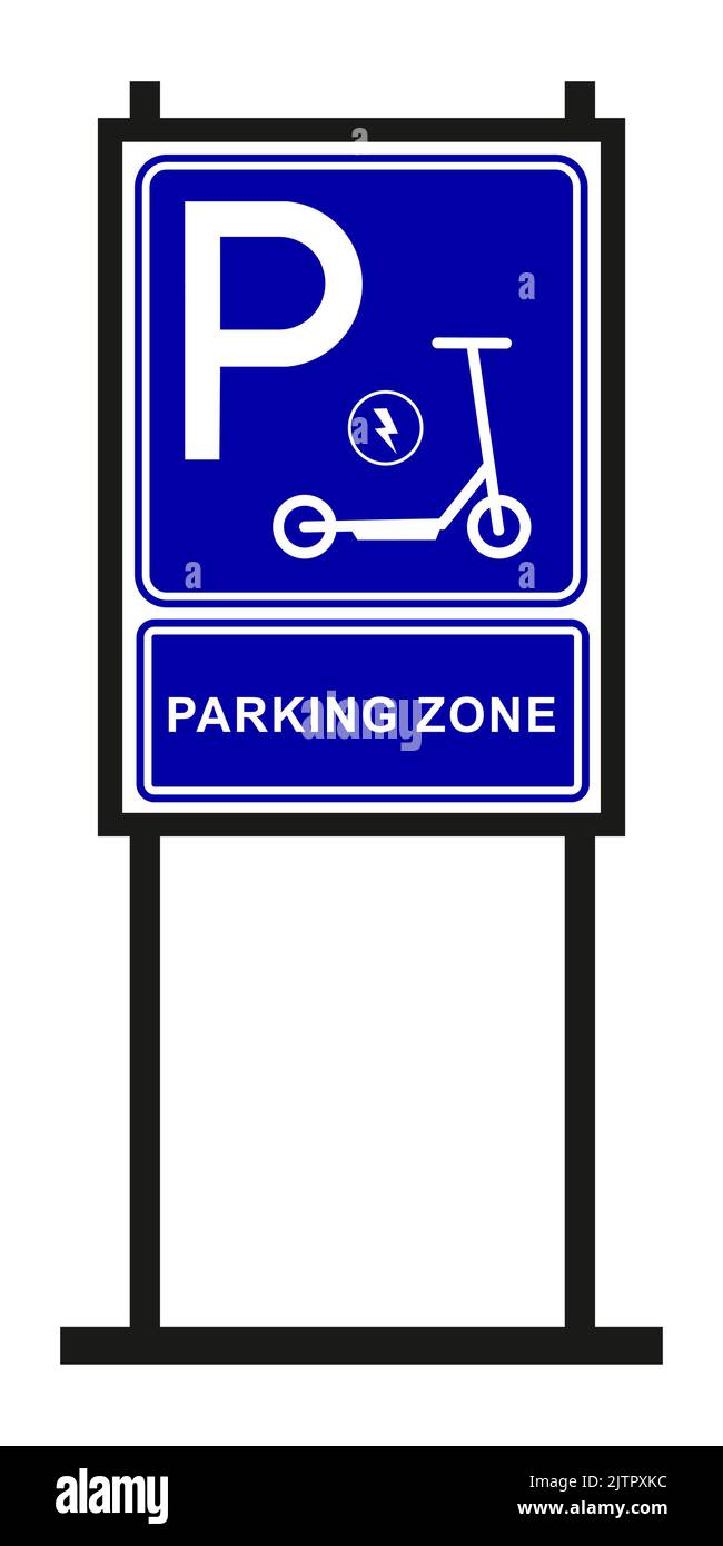 Scooter eco friendly green mobility and transport. Scooter warning ...