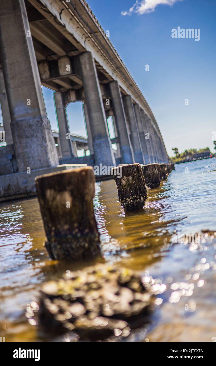 They should remain of the old Bridge crossing the Indian River in Cocoa ...