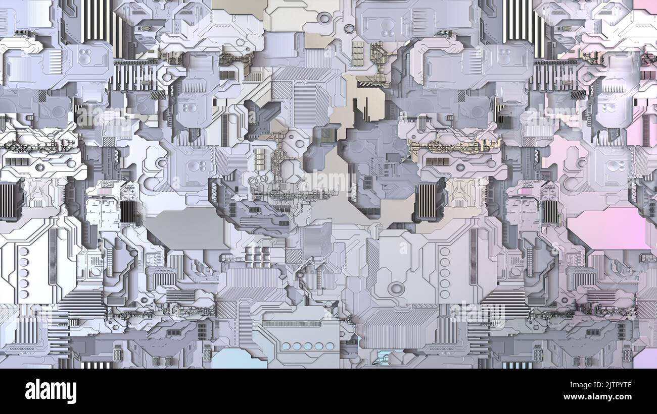 futuristic sci fi abstract texture background with detailed geometric ...