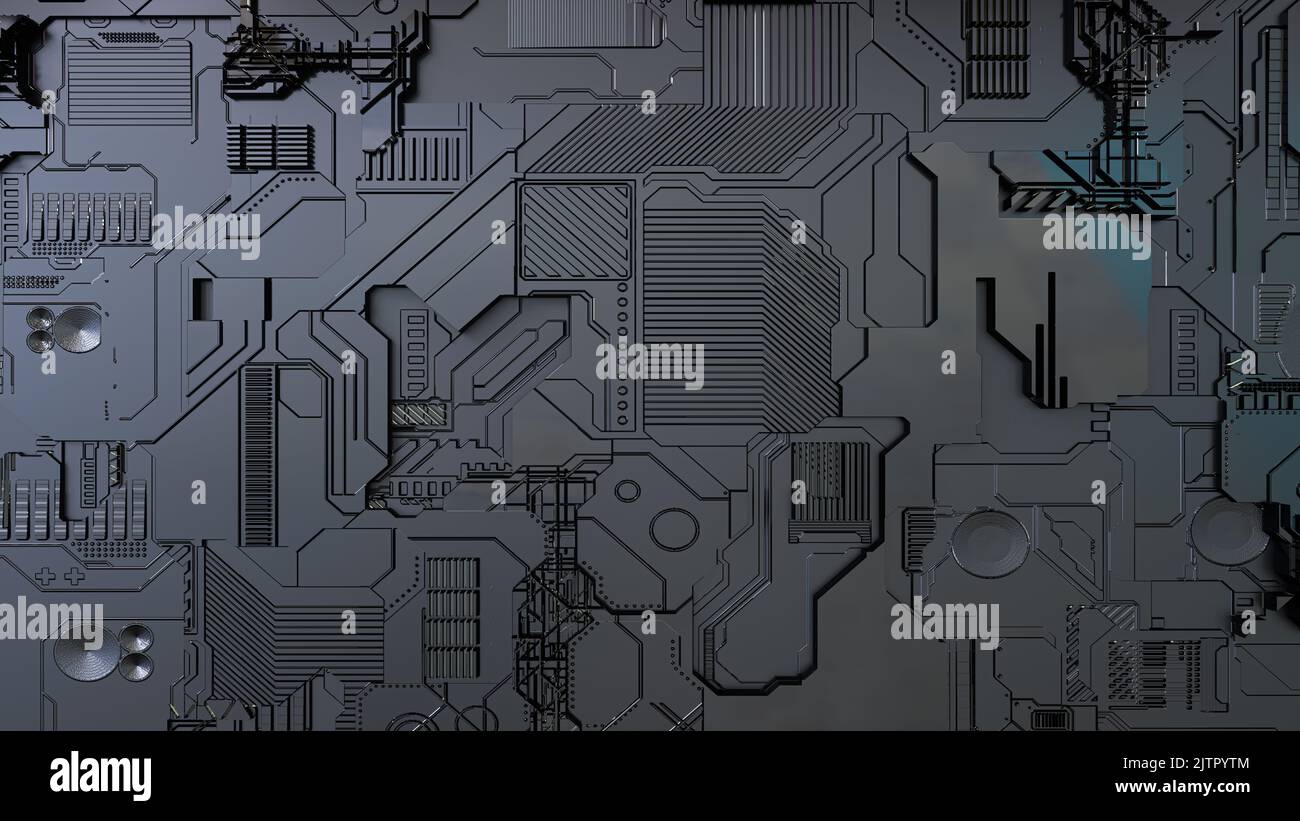 futuristic sci fi abstract texture background with detailed geometric ...