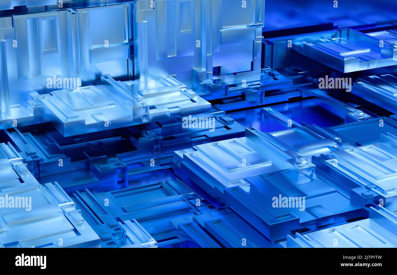 abstract geometric technological futuristic background texture - 3d ...