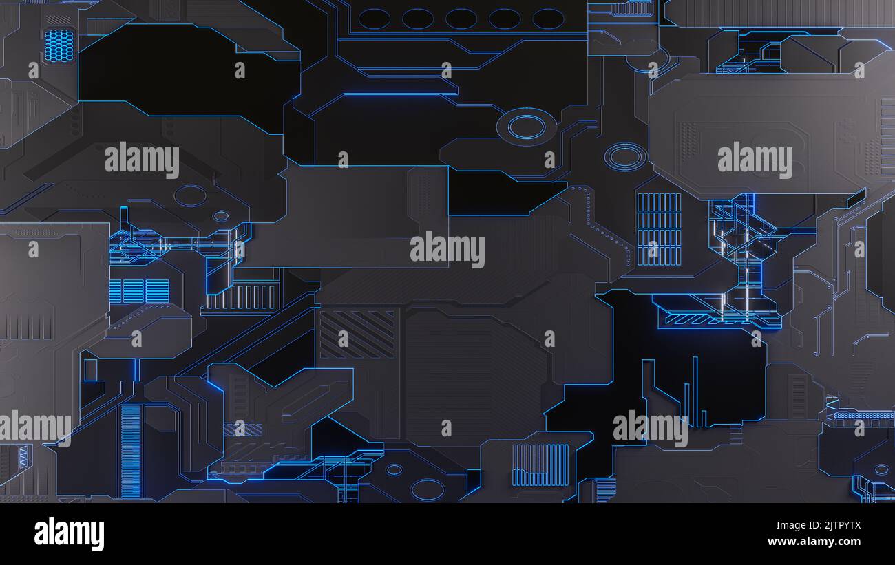 futuristic sci fi abstract texture background with detailed geometric ...